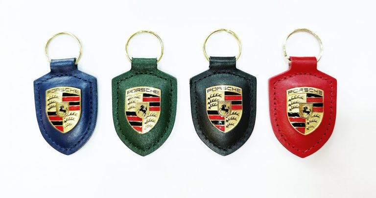 Porsche Crest Leather Key Chain - RM180/pc - Bespoke Motoring